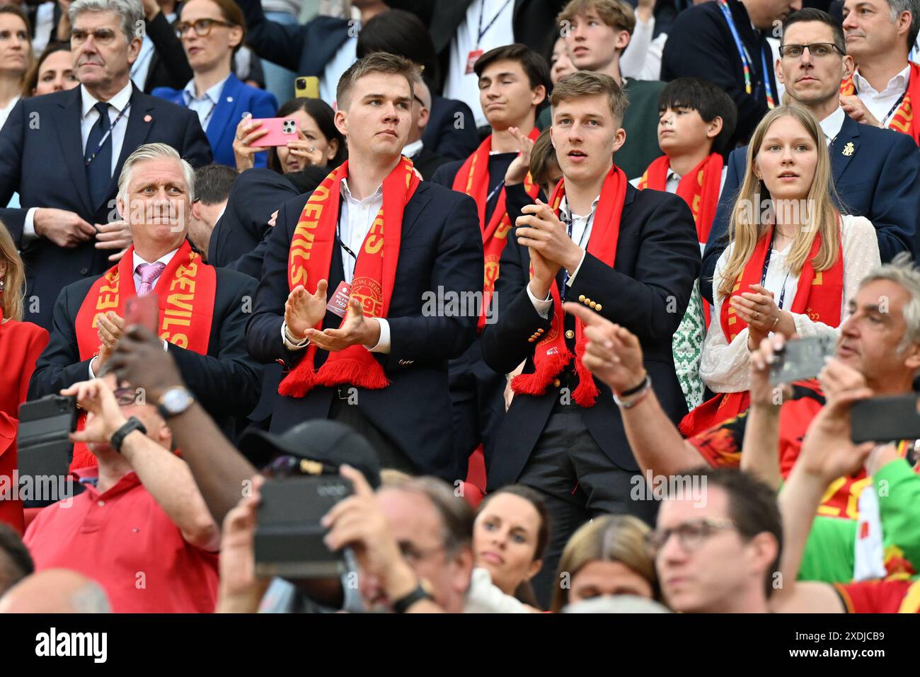King Philippe - Filip of Belgium, Prince Gabriel, Prince Emmanuel and ...