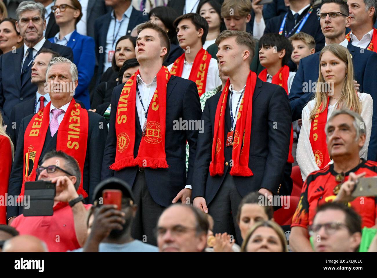 King Philippe - Filip of Belgium, Prince Gabriel, Prince Emmanuel and ...