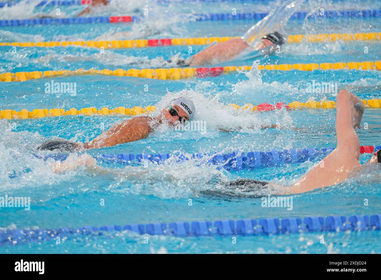 Gregorio Paltrinieri of Italy in action during the Men's 800m Freestyle ...