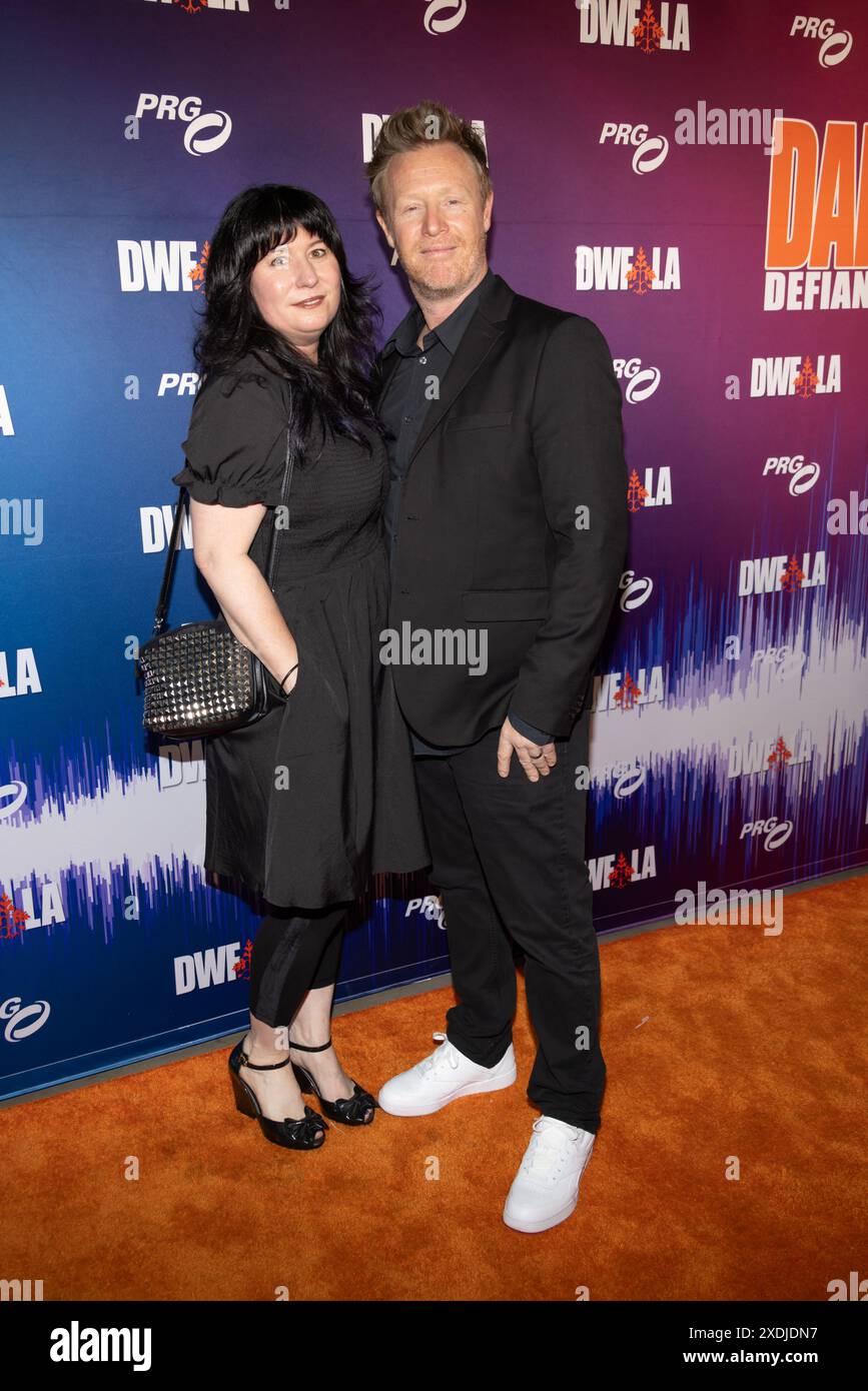 Los Angeles, USA. 22nd June, 2024. Simone Barton-Grimley (L), Ryan ...