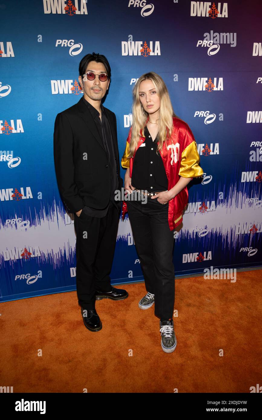 Los Angeles, USA. 22nd June, 2024. Koji Ueda (L), Virginia de Witt arrive at 27th Annual 'Dances ...