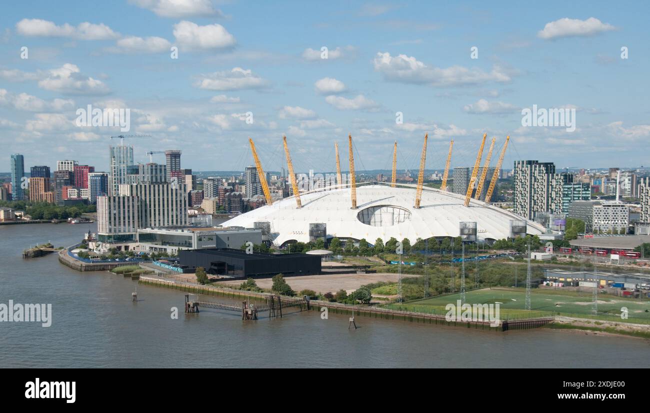 O2 Arena, Greenwich, Tower Hamlets, London, UK. The O2 Arena, commonly ...