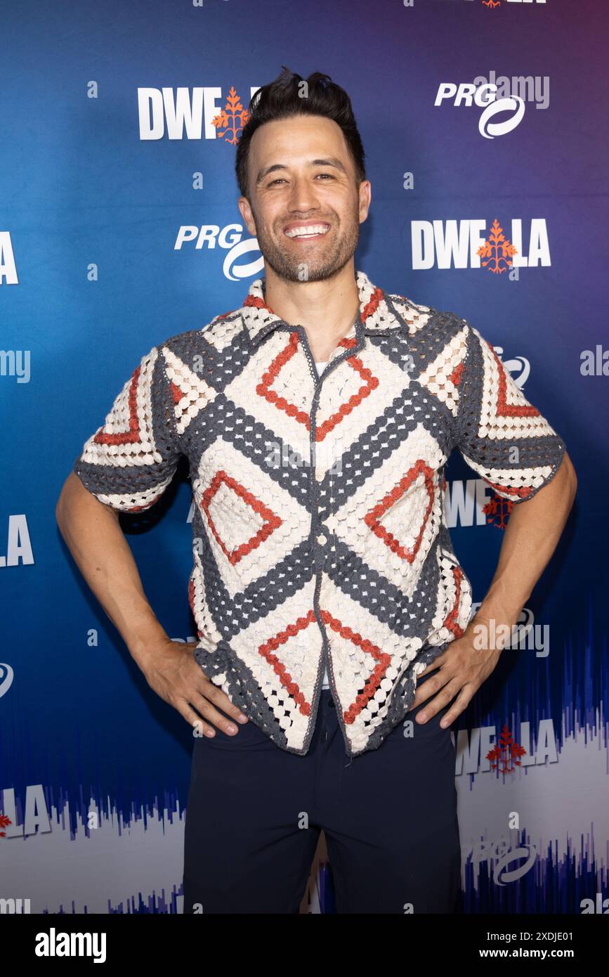 Los Angeles, USA. 22nd June, 2024. Issac Hirotsu Woofter arrives at ...