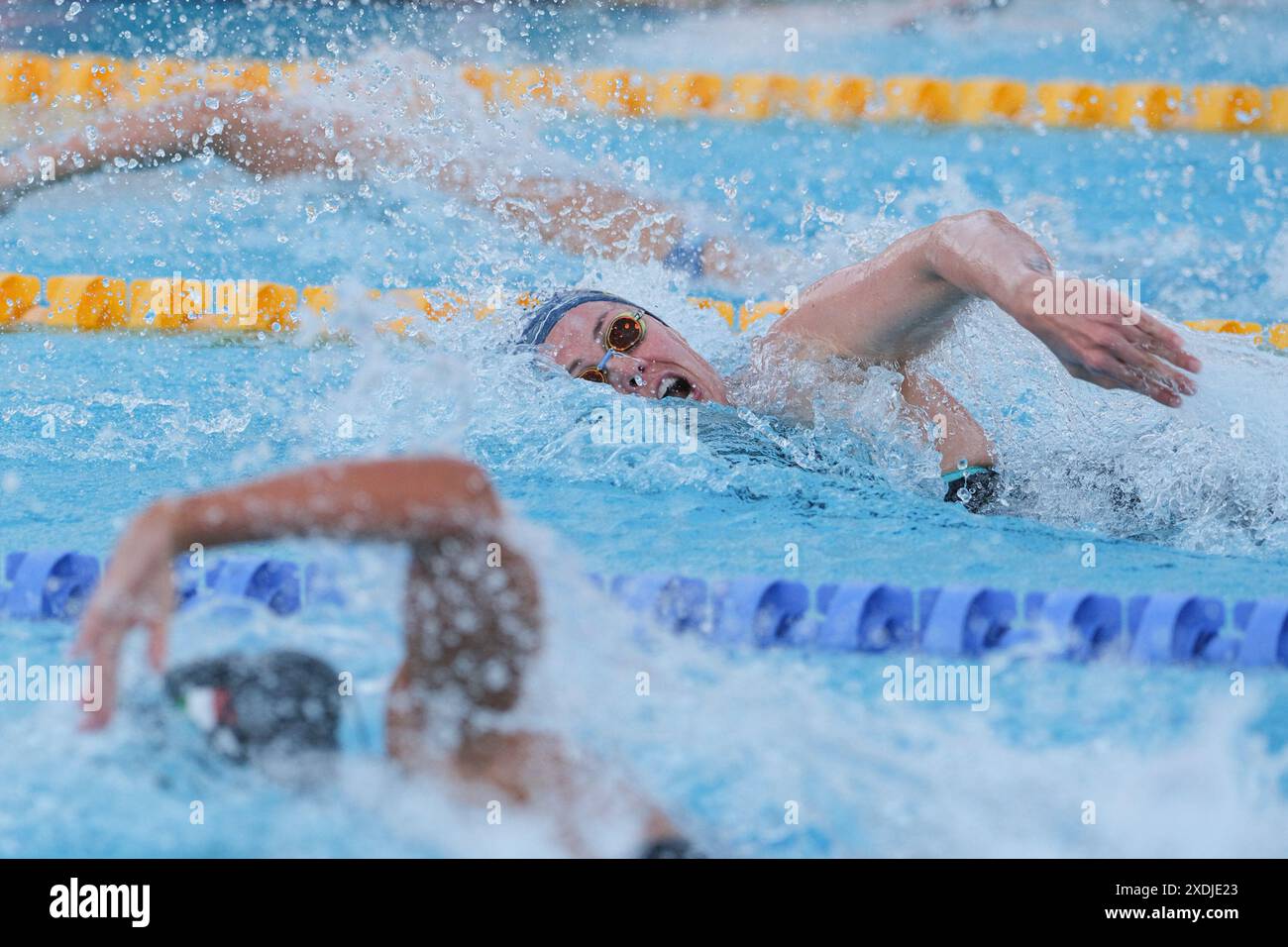 Michelle Coleman of Sweden in action during the Women's 100m Freestyle ...
