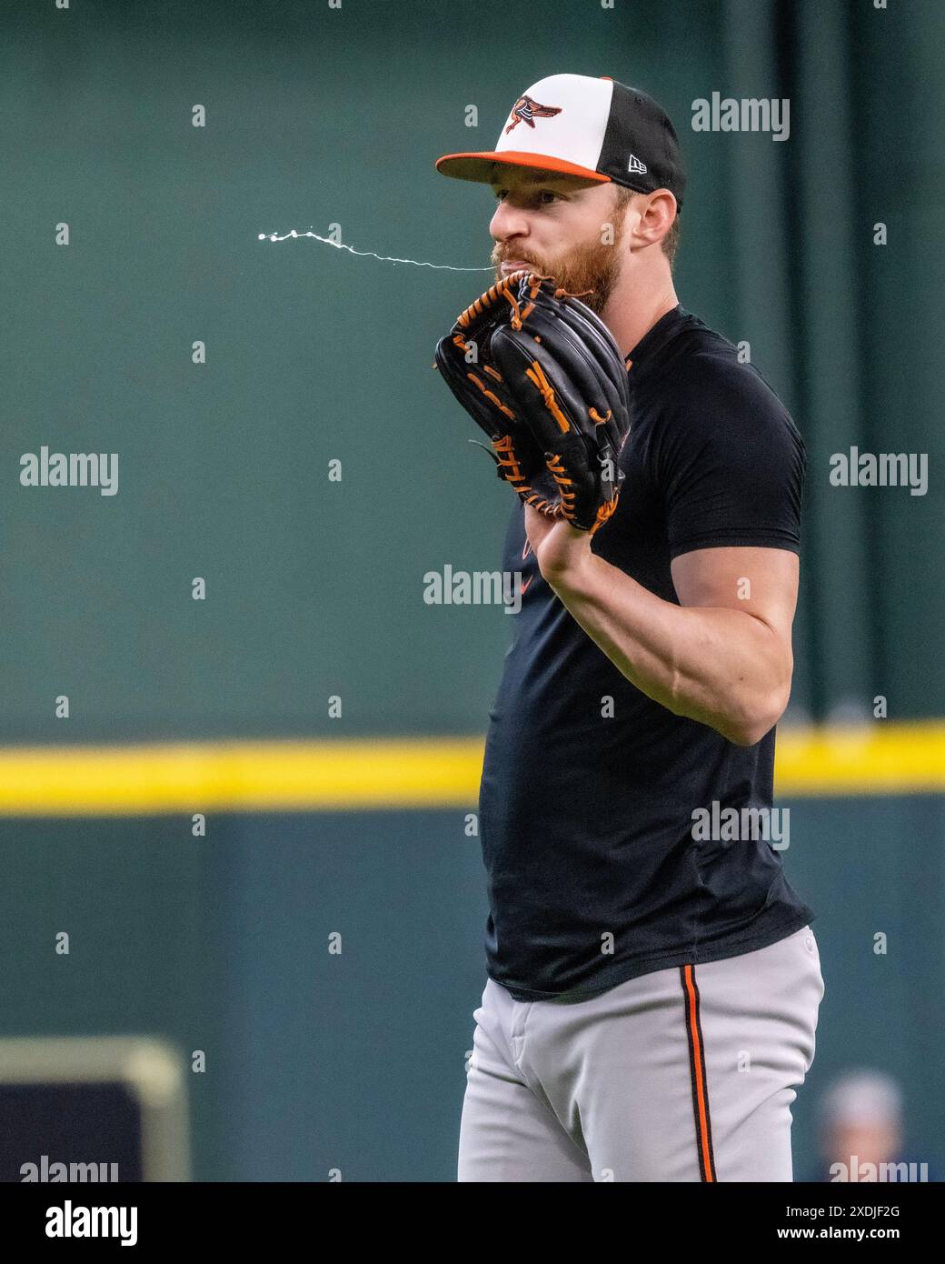 Texas, USA. 23rd June, 2024. Colton Cowser #17 of the Baltimore Orioles ...