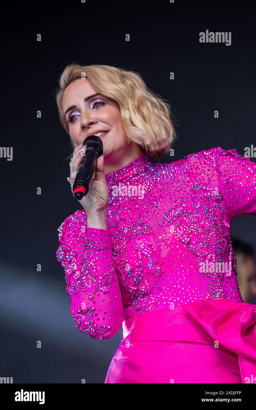 Claire Richards Singer performing at Essex Pride in Chelmsford Essex ...