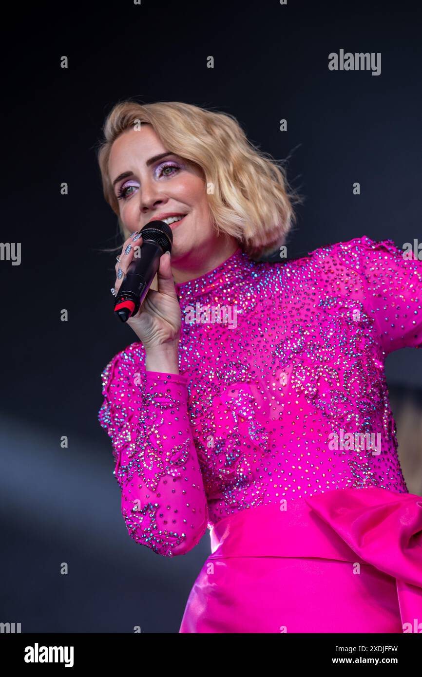 Claire Richards Singer performing at Essex Pride in Chelmsford Essex ...
