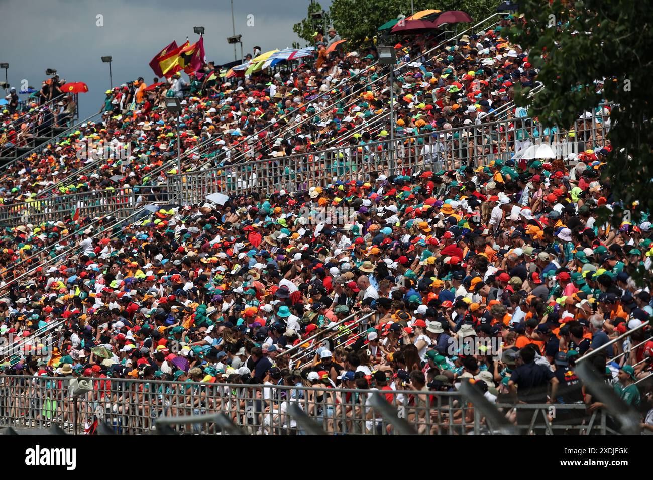 spectators, fans during the Formula 1 Aramco Gran Premio de Espana 2024 ...