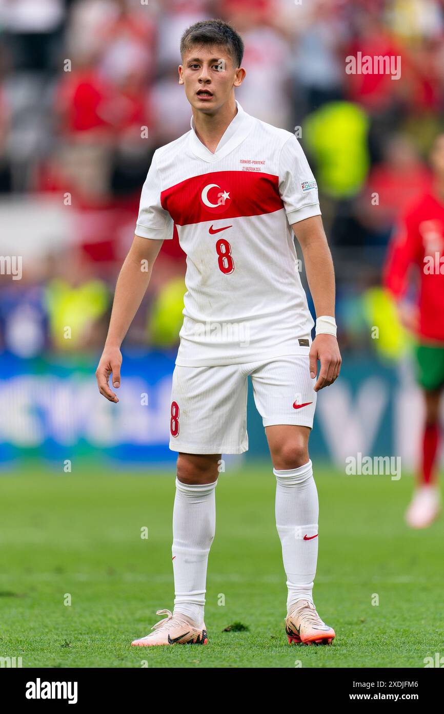 DORTMUND, GERMANY - JUNE 22: Arda Guler of Turkiye looks on during the ...