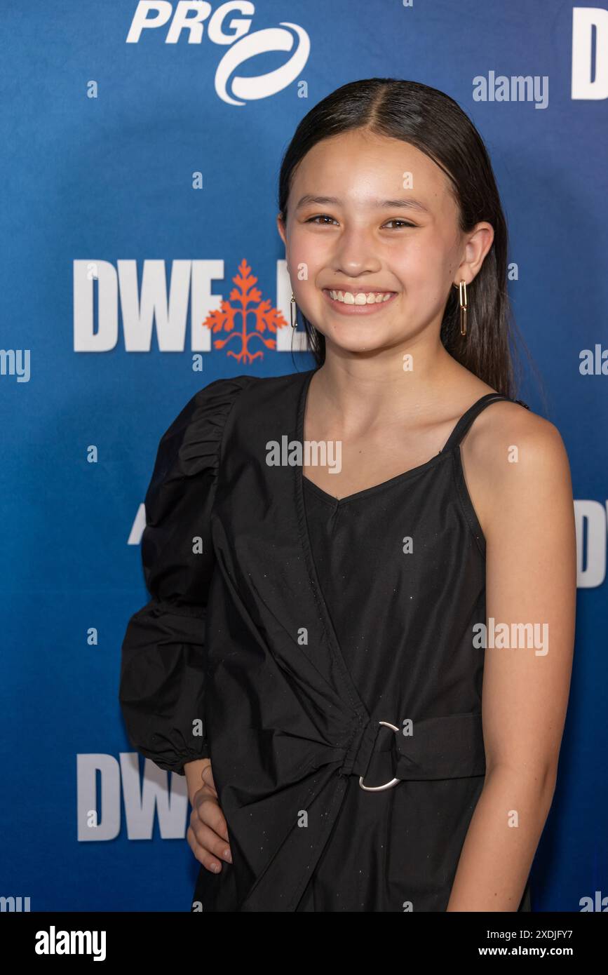 Los Angeles, USA. 22nd June, 2024. Zoe Tran-Wofford arrives at 27th ...