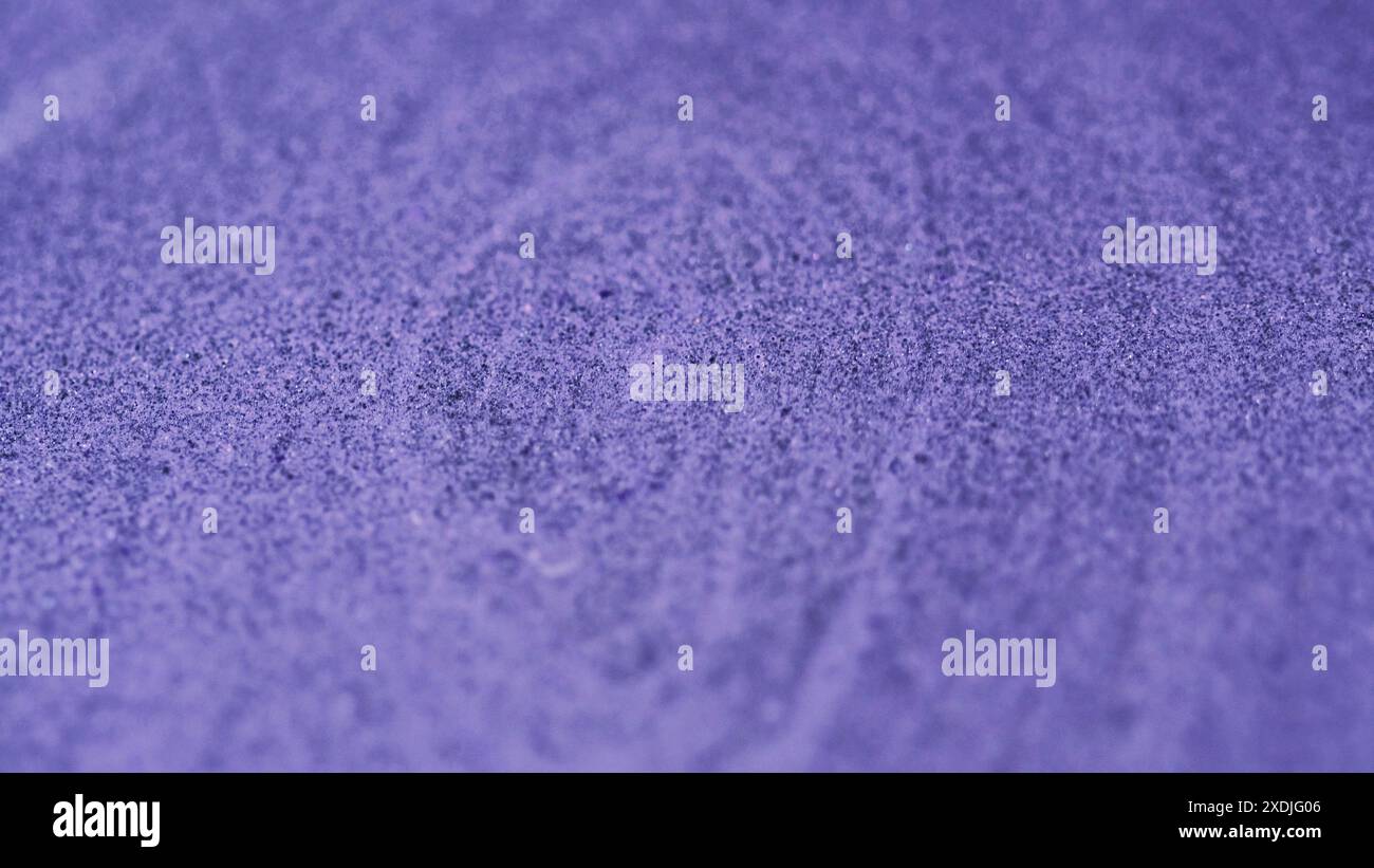 Wet glitter flow. Sparkling paint texture. Defocused purple color shiny ...