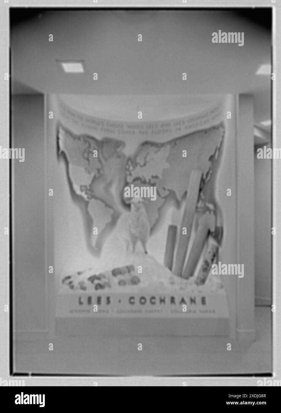 Charles P. Cochrane Co., 295 5th Ave., New York City. Wool display case ...