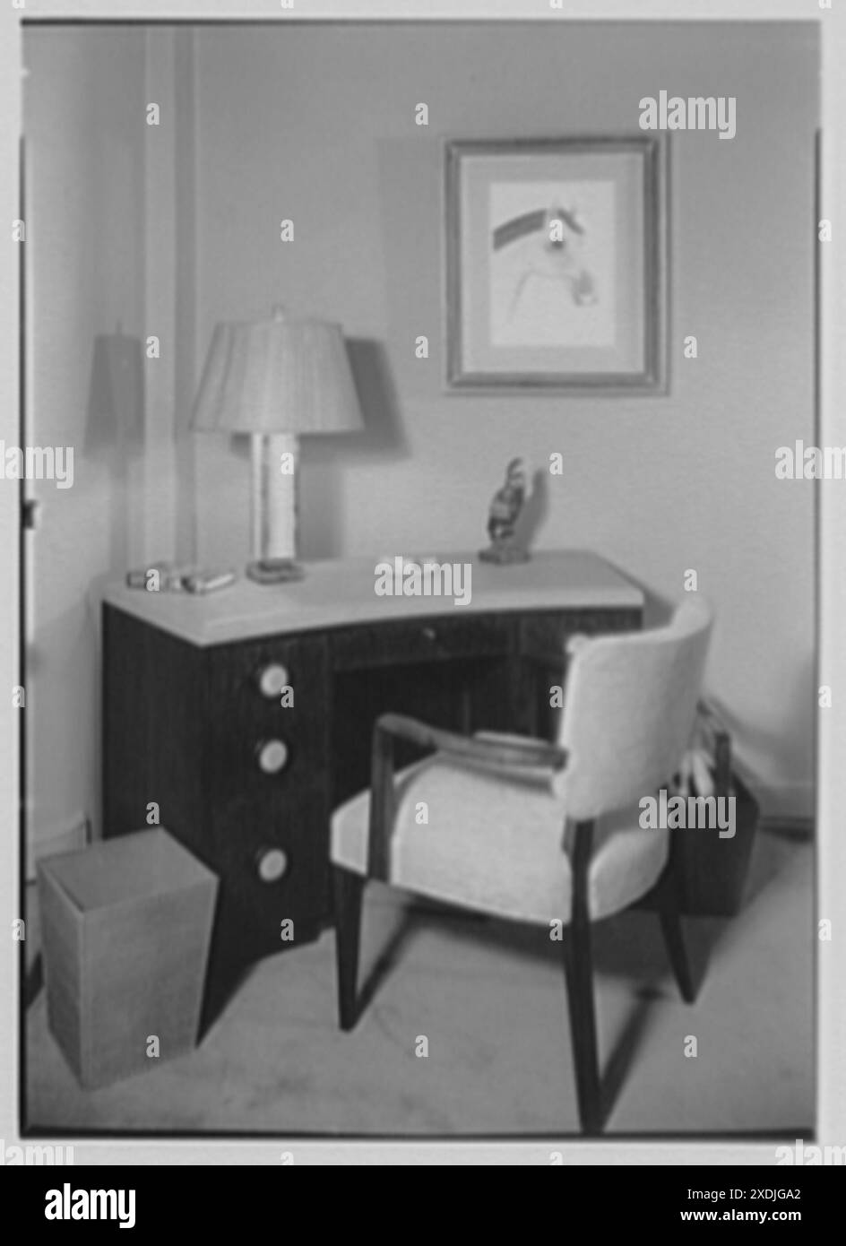 Albert Tramer, residence at 141 E. 56th St., New York City. Desk ...