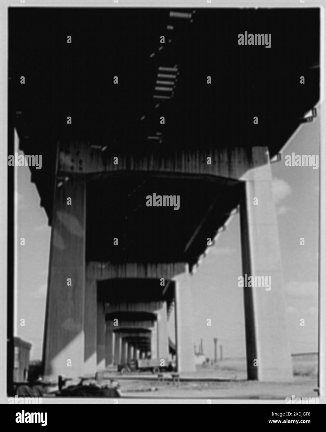 New Jersey Turnpike. Elevated structure over meadows III. Gottscho ...