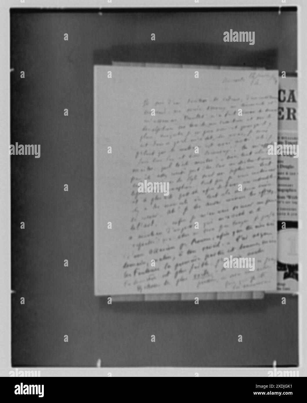 Gordon Ray, 25 Sutton Place South, New York. Flaubert letter. Gottscho ...