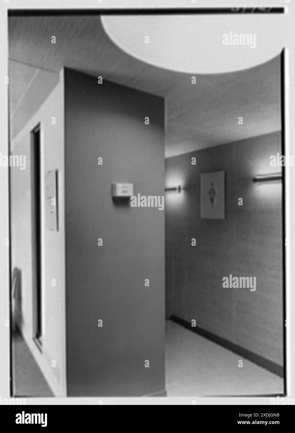 Collier's House at PEDAC, New York City. Upper hall. Gottscho ...