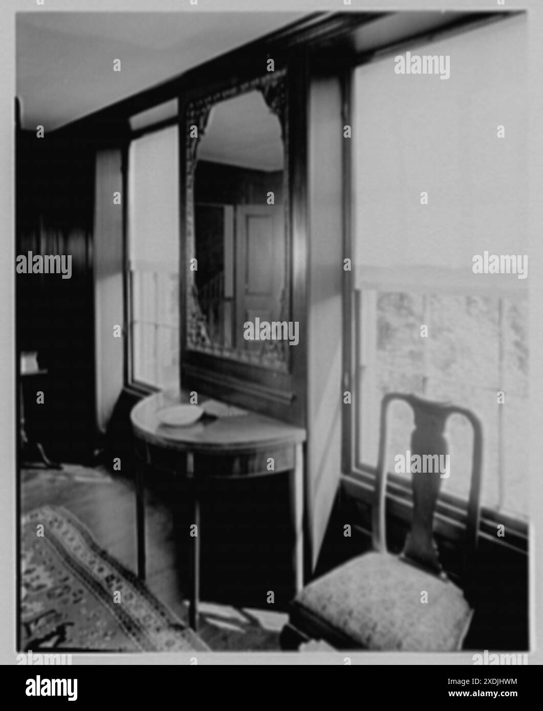 John Adams, residence in Quincy, Massachusetts. Mahogany room, Abigail ...