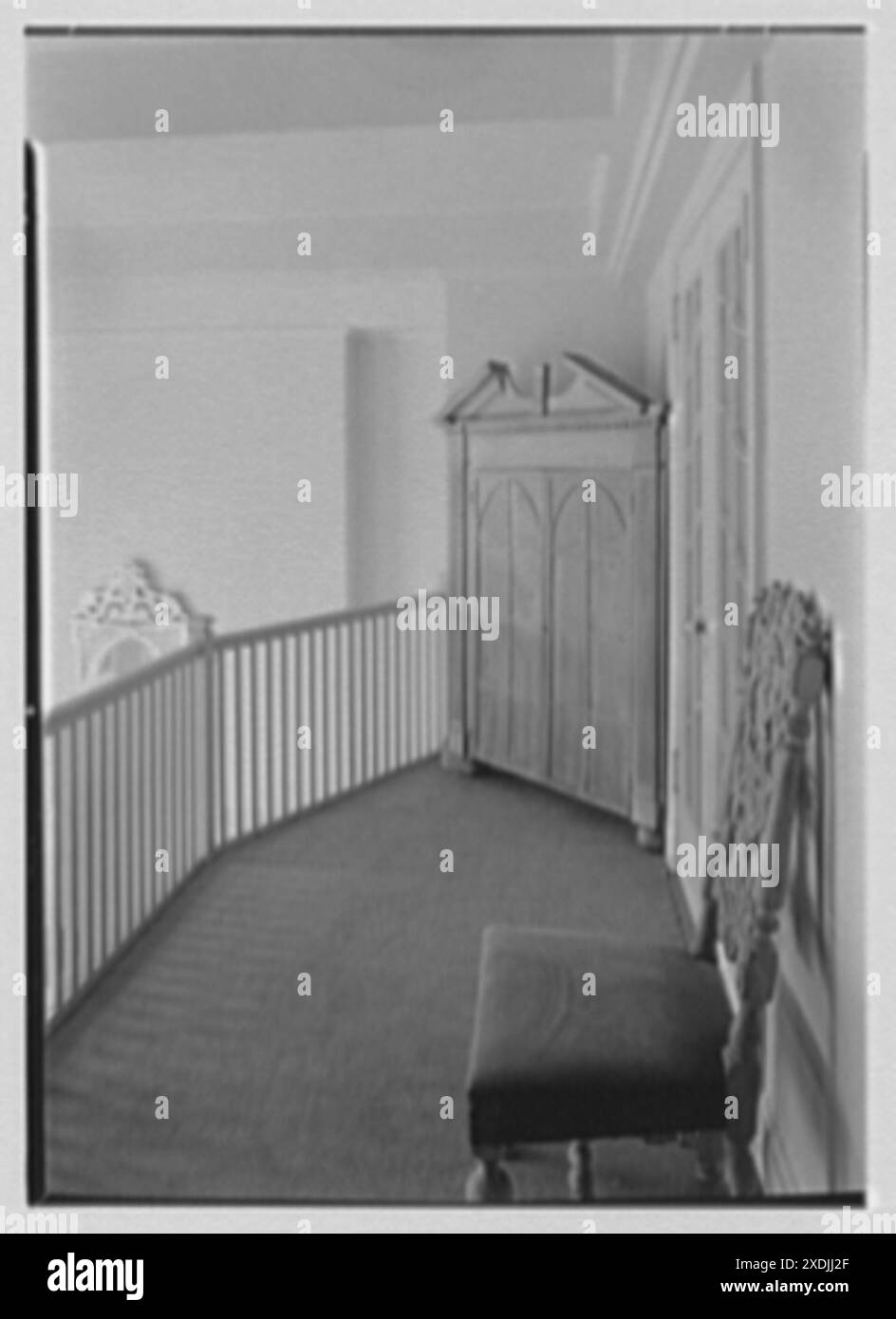 Ellen Ballon, residence at 2 W. 67th St., New York City. Upper hall ...