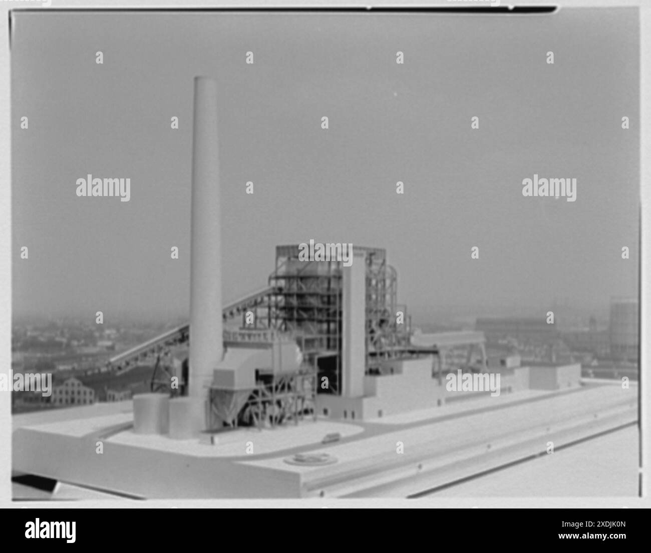Hudson generating station. Model VIII. Gottscho-Schleisner Collection ...