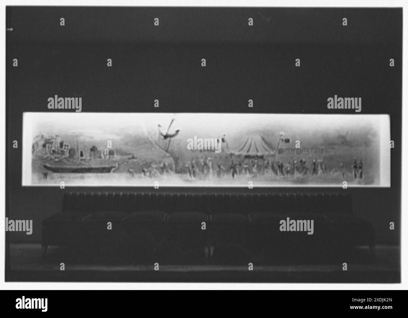 World's Fair, Italian Line restaurant, Italian Building. Corridor ...