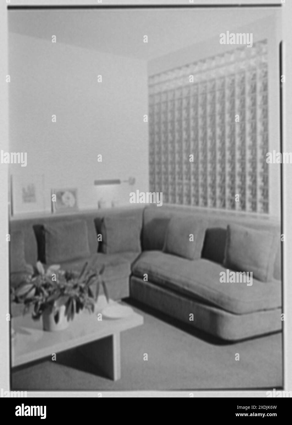 Edward Norman, residence at 124 E. 70th St., New York City. Glass block ...