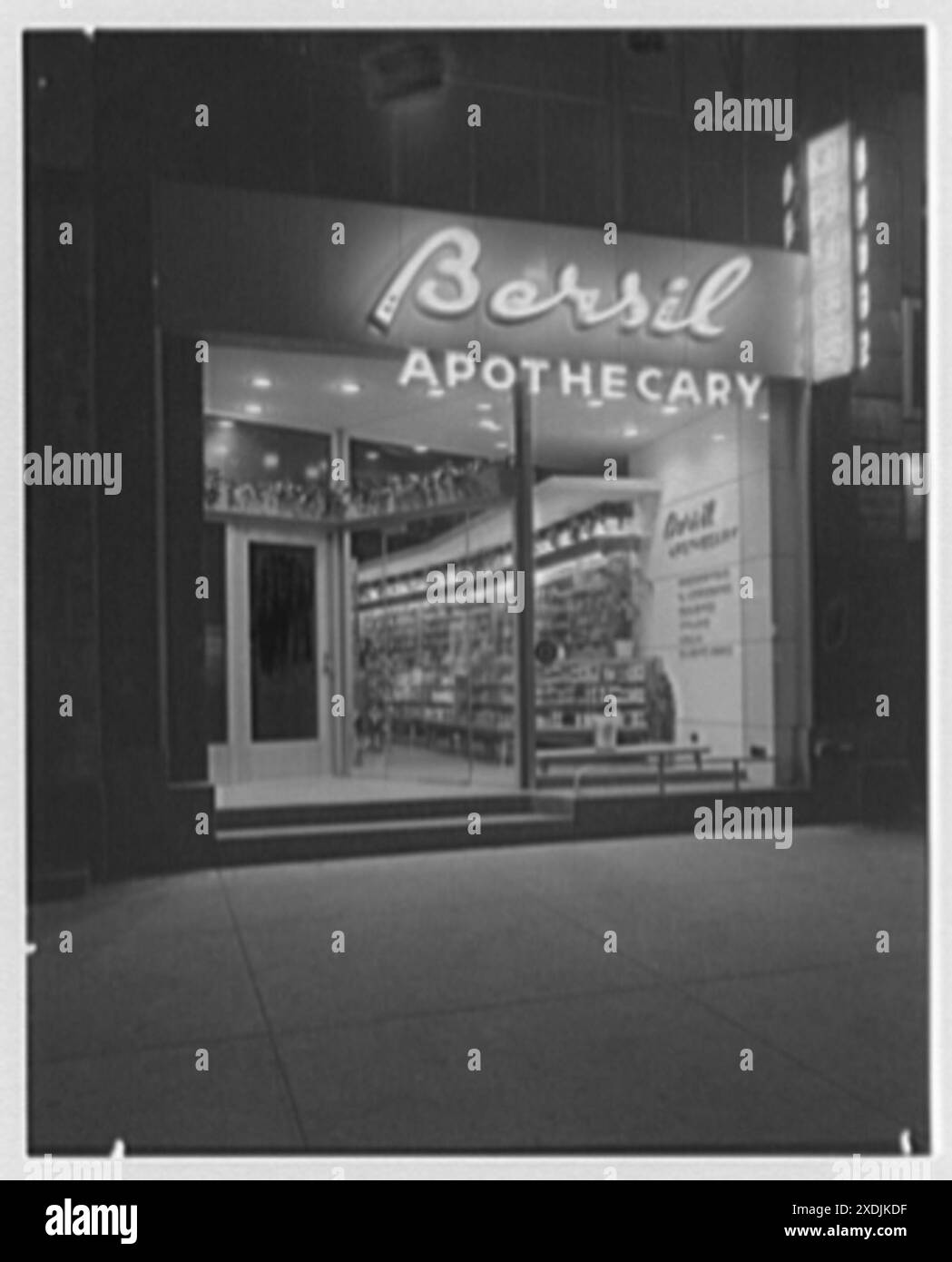 Bursil Apothecary, business at 175 W. 72nd St., New York. General ...