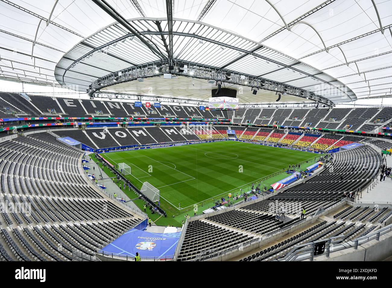 Frankfurt, Germany, June 23th 2024: General view inside the stadium ...