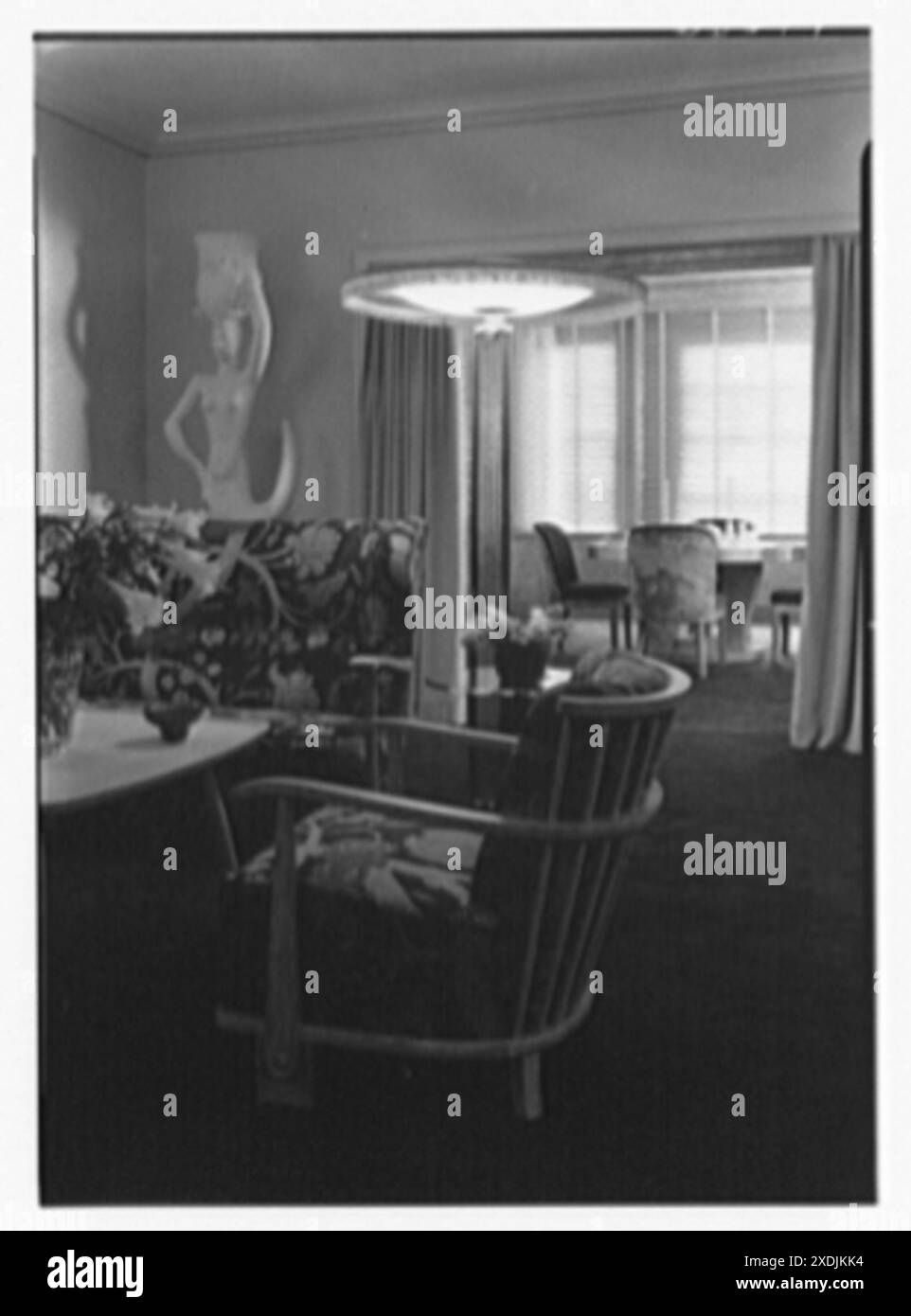 I.E. Verrando, residence at 290 Park Ave., New York City. Living room ...