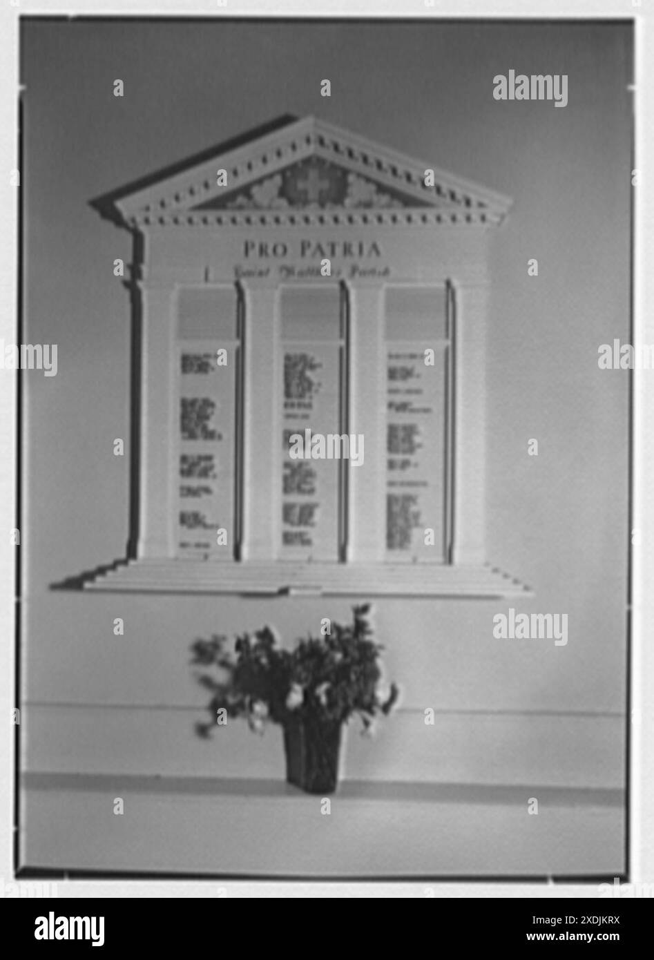 St. Matthew's Church, Bedford, New York. Memorial tablet. Gottscho ...