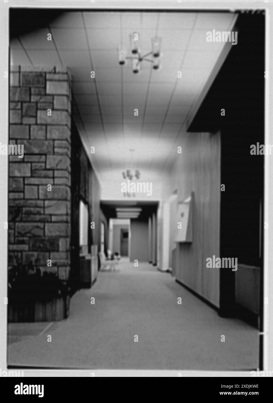 Hollywood Hotel, West Long Branch, New Jersey. Hallway. Gottscho ...