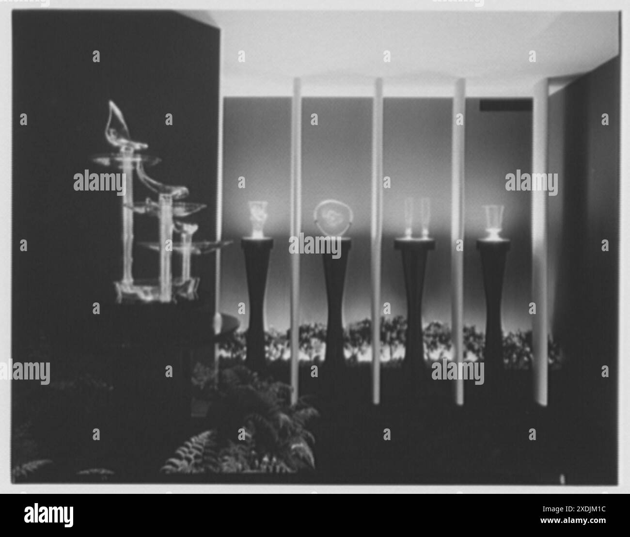 Steuben Glass, business at 718 5th Ave., New York City. British exhibit ...
