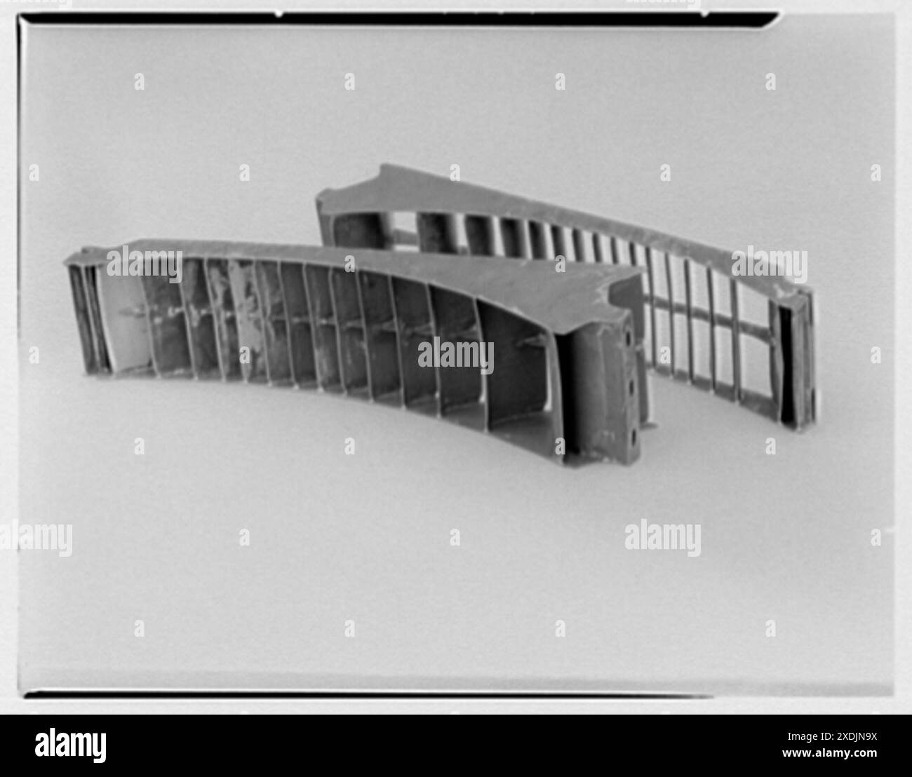 B & H Aircraft, Eastern Pkwy., Farmingdale, Long Island. Vane cascade ...