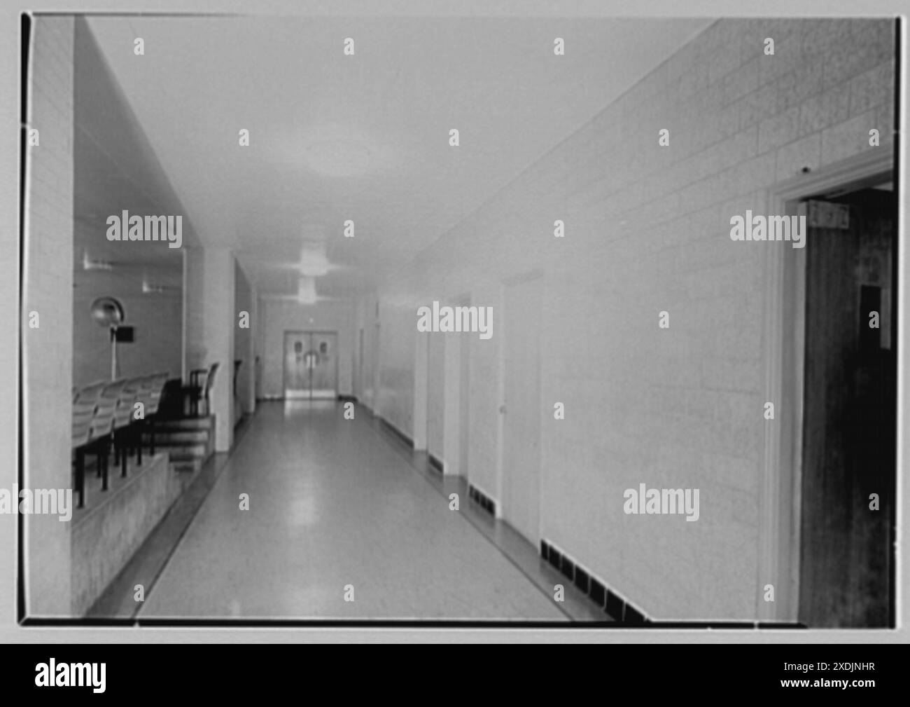Cardinal Hayes High School, 650 Grand Concourse, Bronx. Gym wall ...