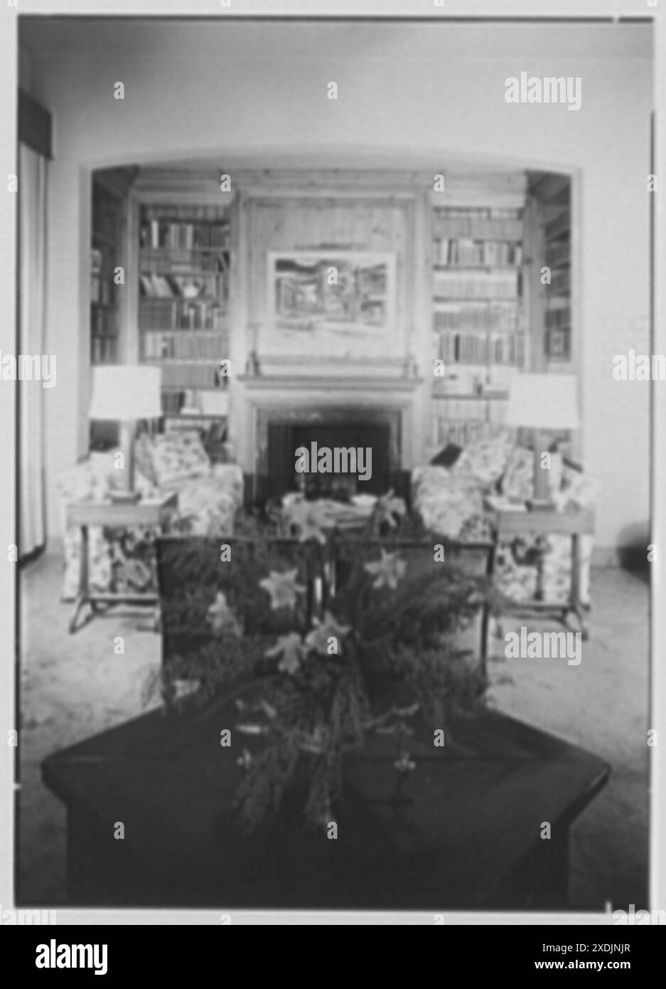 Mrs. Sidney Ross, residence at 784 Park Ave., New York City. Living ...