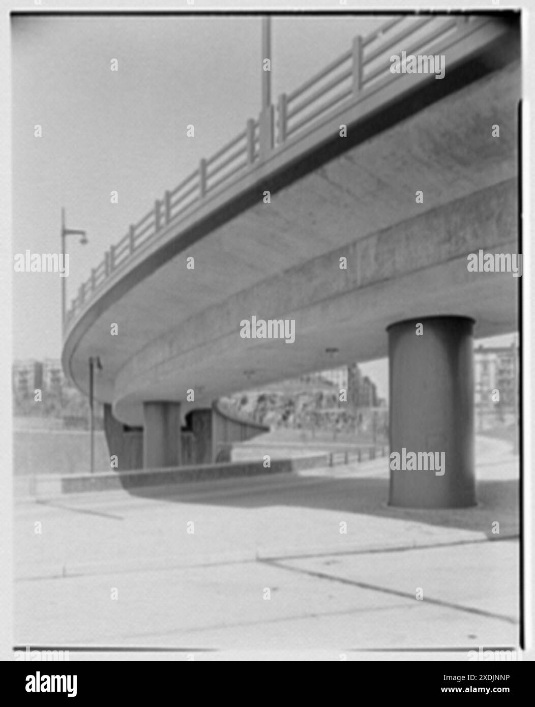 Bronx-George Washington Bridge. Flying bridge from under I. Gottscho ...