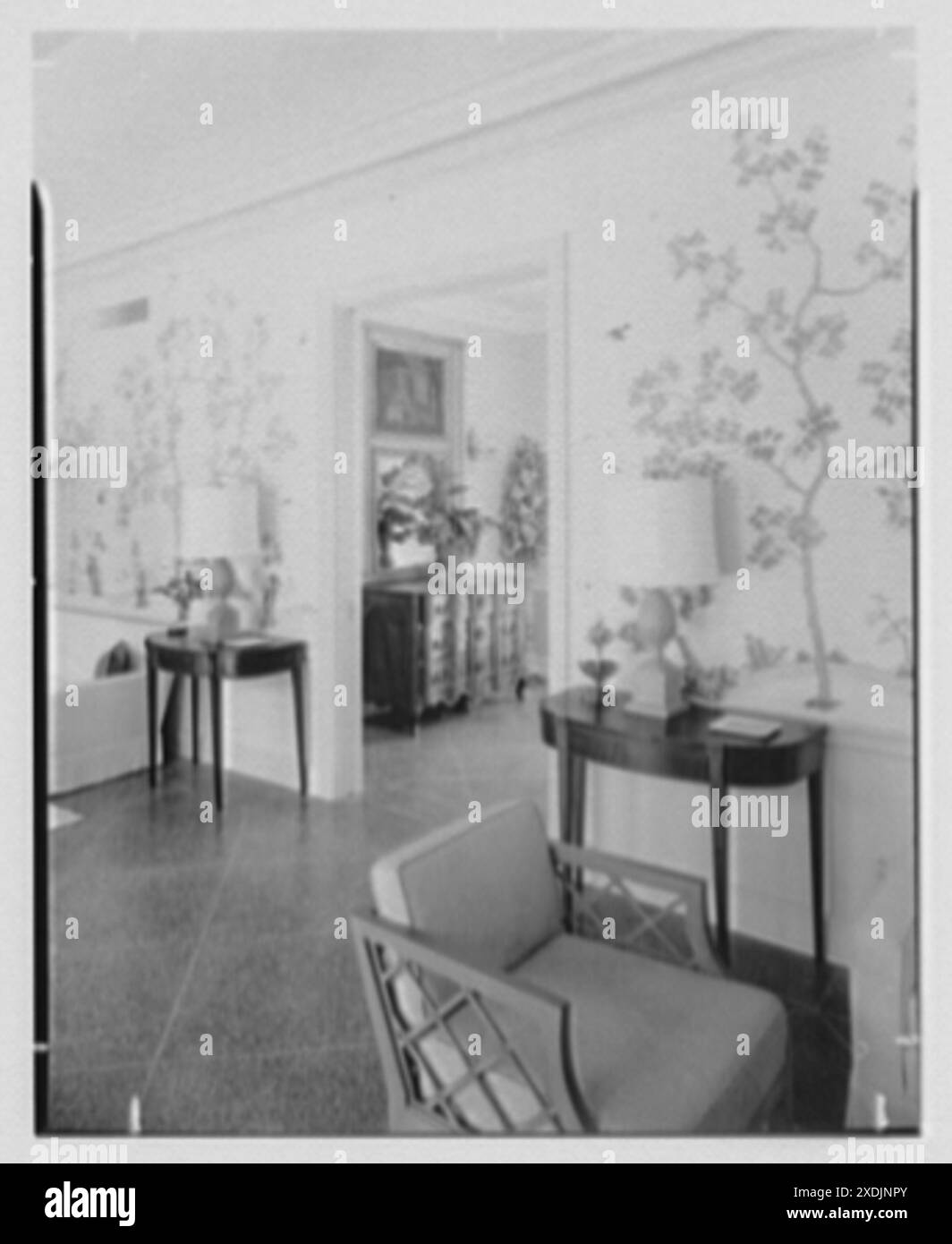 Marcus Beebe, residence in Hobe Sound, Florida. Hall. Gottscho ...