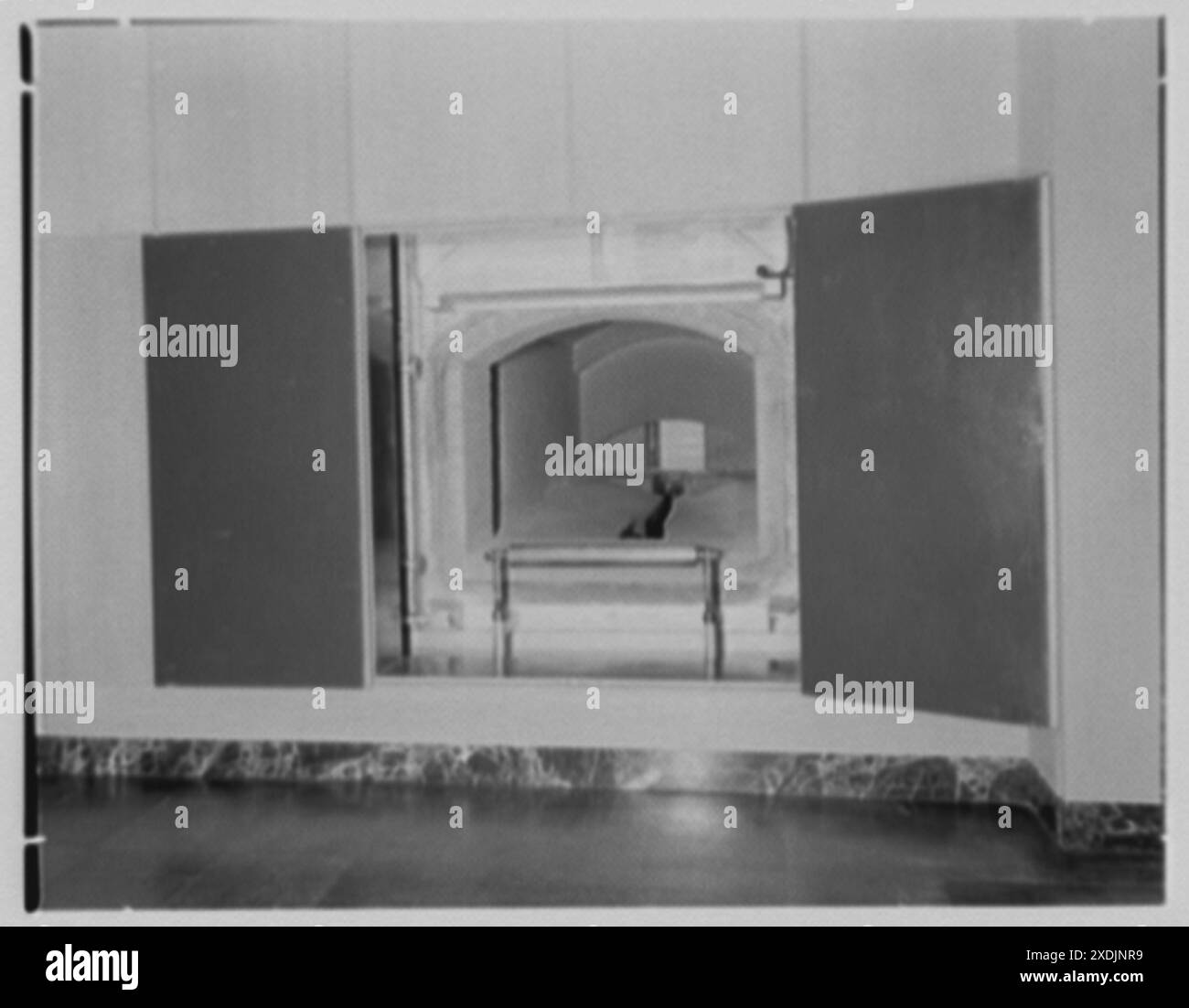 Crematory, Greenwood Cemetery, Brooklyn, New York. Retort. Gottscho ...