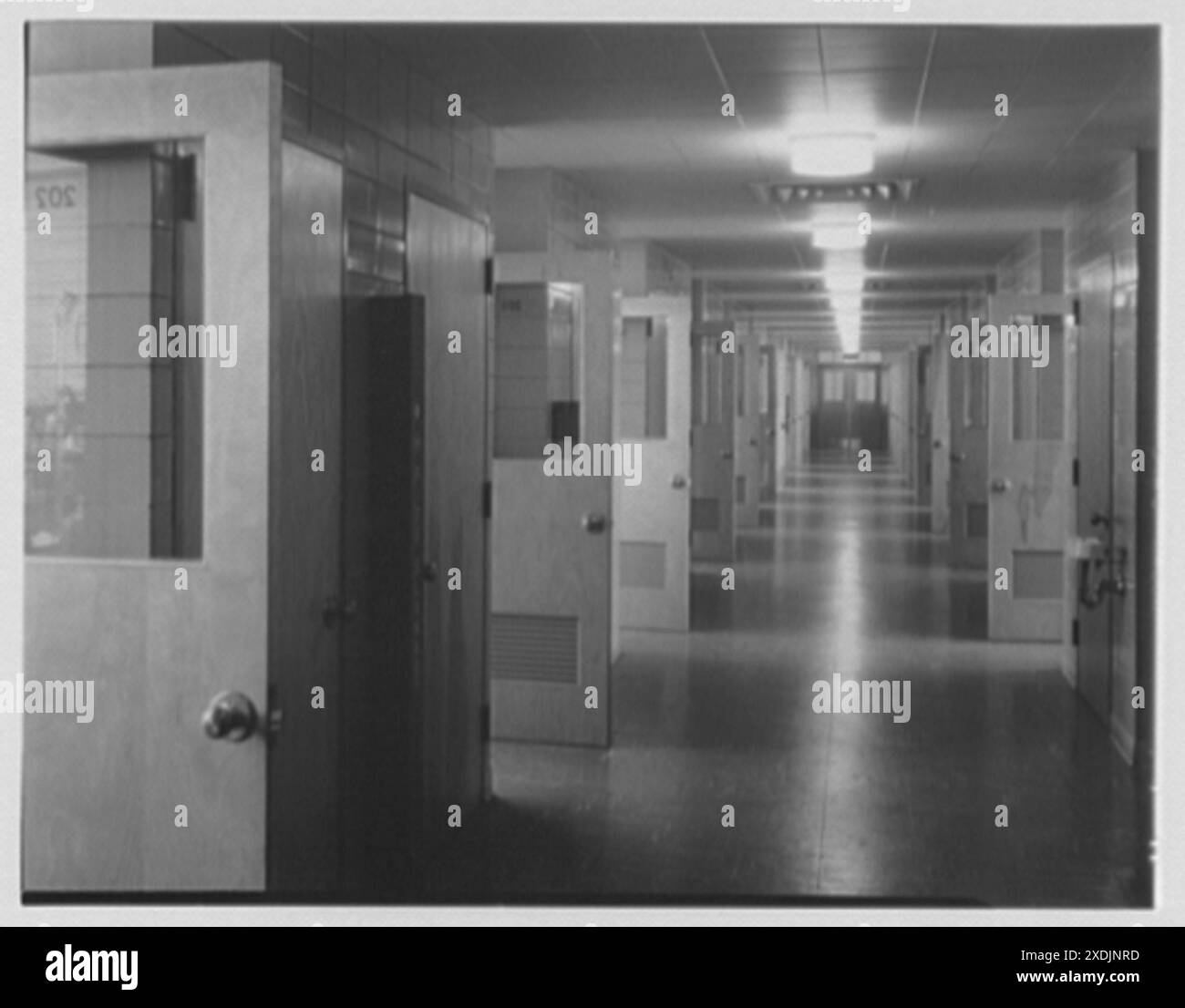 General Chemical Co., Morristown, New Jersey. Corridor. Gottscho ...