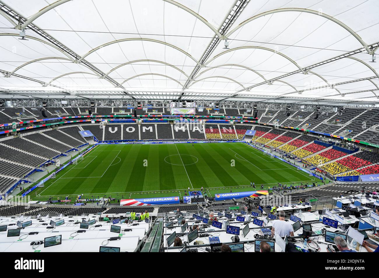 Frankfurt, Germany, June 23th 2024: General view inside the stadium ...