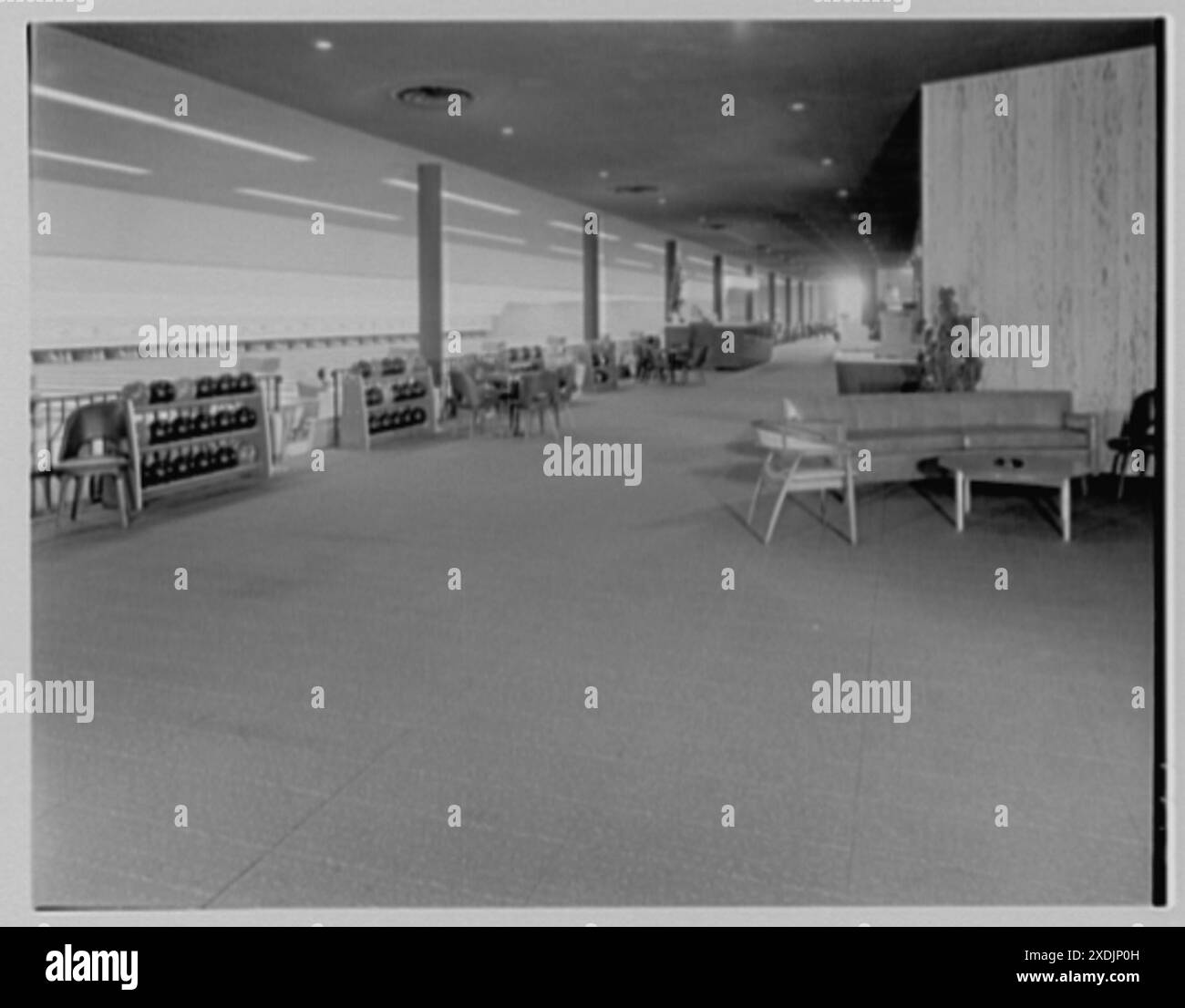 Gil Hodges Lanes, 2231 Ralph Ave., Brooklyn. Entrance section. Gottscho ...