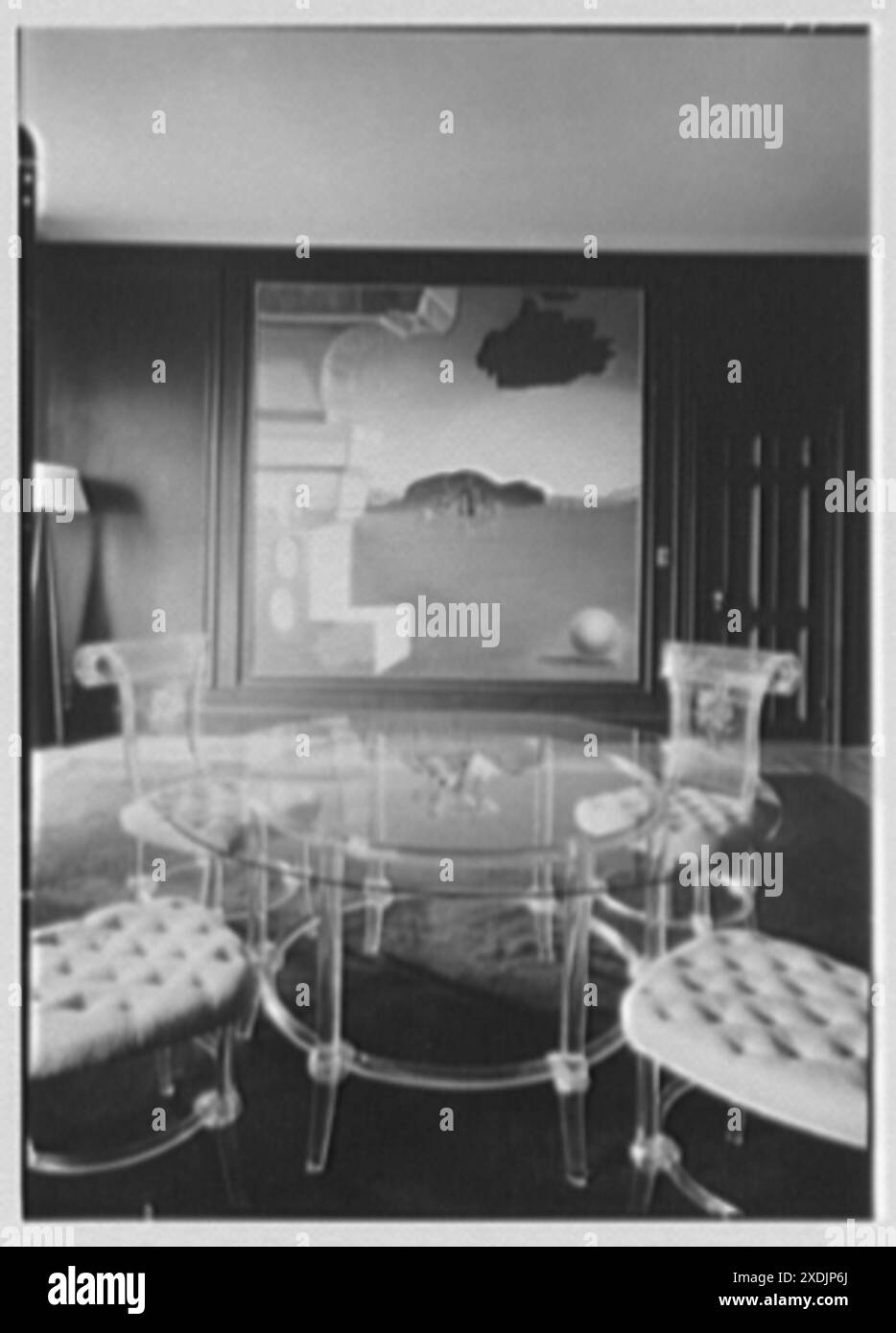 Helena Rubinstein, residence at 625 Park Ave., New York City. Dali room ...