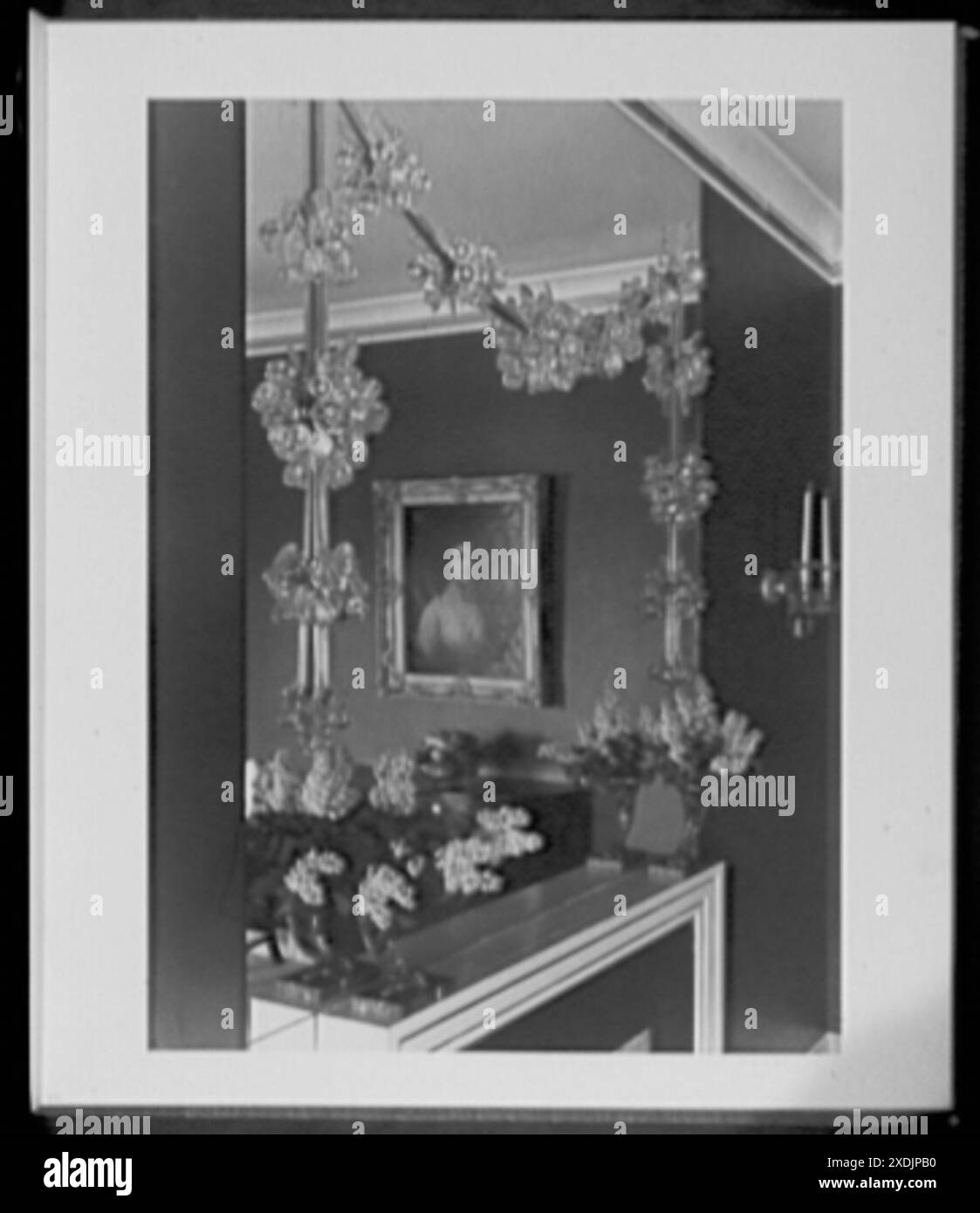 Close ups. Mrs. Radcliffe Romeyn, residence at 25 East End Ave., dining ...