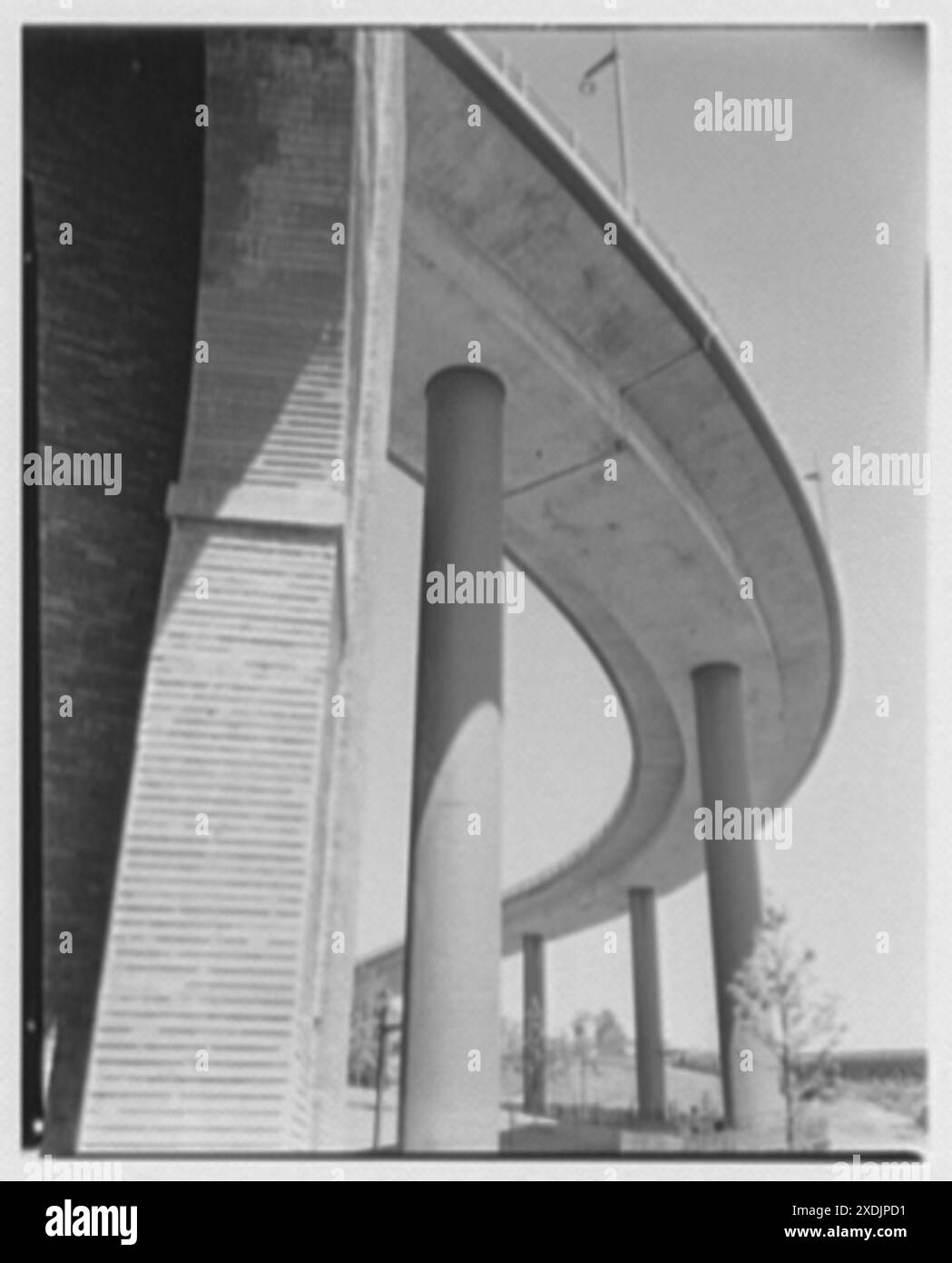 Bronx-George Washington Bridge. Under the flying road I. Gottscho ...