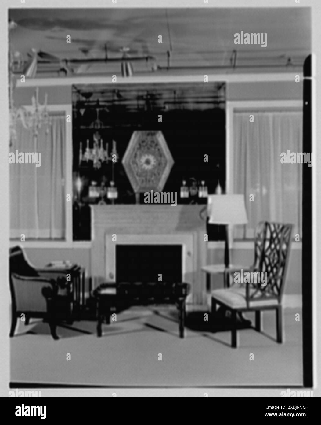 Edward Pashayan, business at 320 E. 56th St., New York City. Fireplace ...
