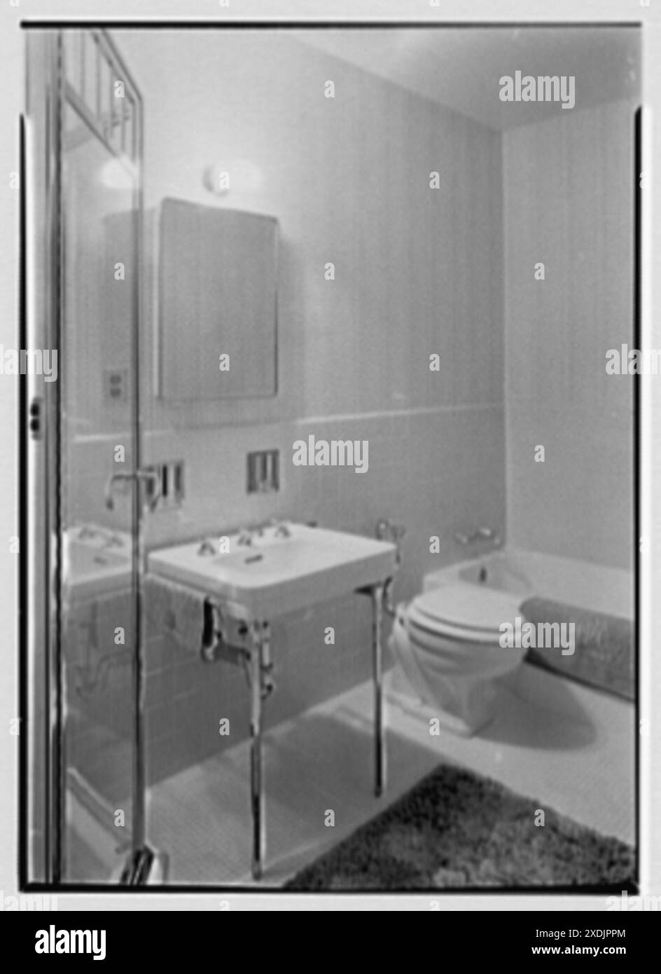 Culver Hollyday & Co., 745 5th Ave., New York City. Model apartment ...