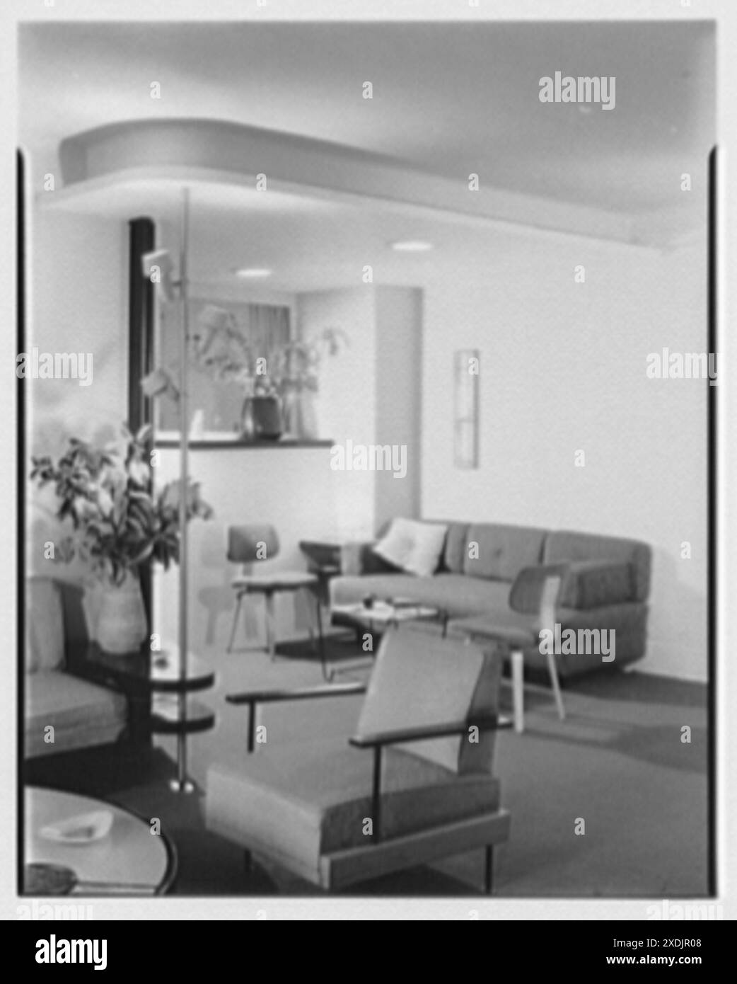 Mr. and Mrs. Hans Weiss, residence on Riverside Dr. To sofa over table ...