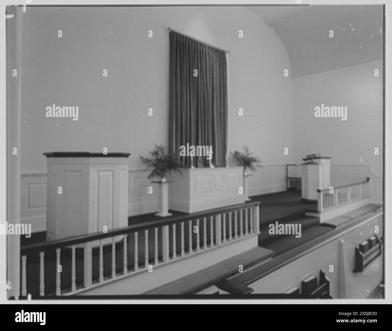 First Methodist Church, Elkin, North Carolina. Chapel chancel, sharp ...
