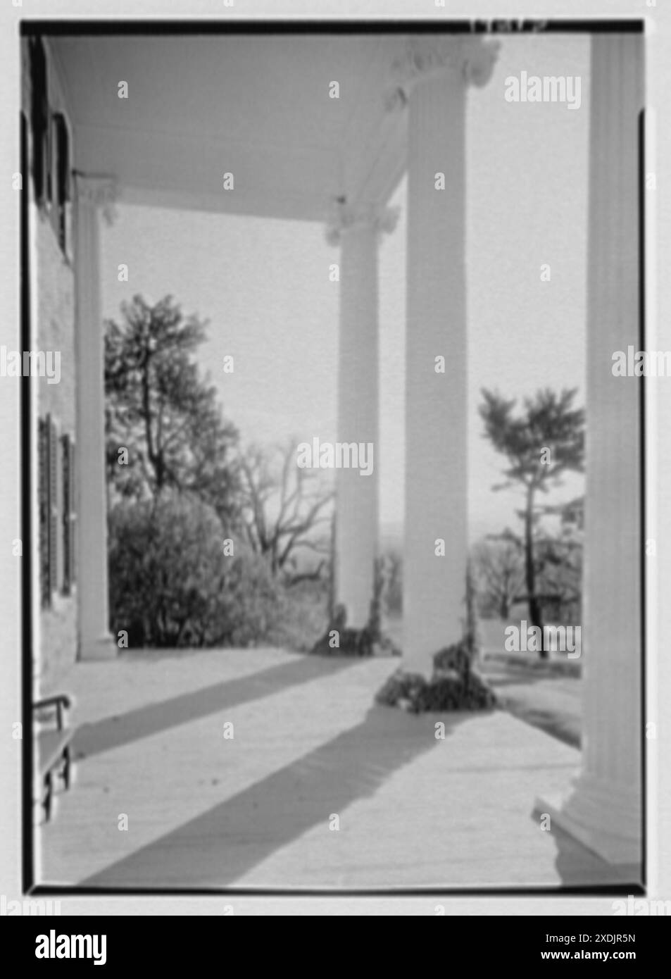 Gerald B. Lambert, Carter Hall, residence in Millwood, Virginia. Inside ...