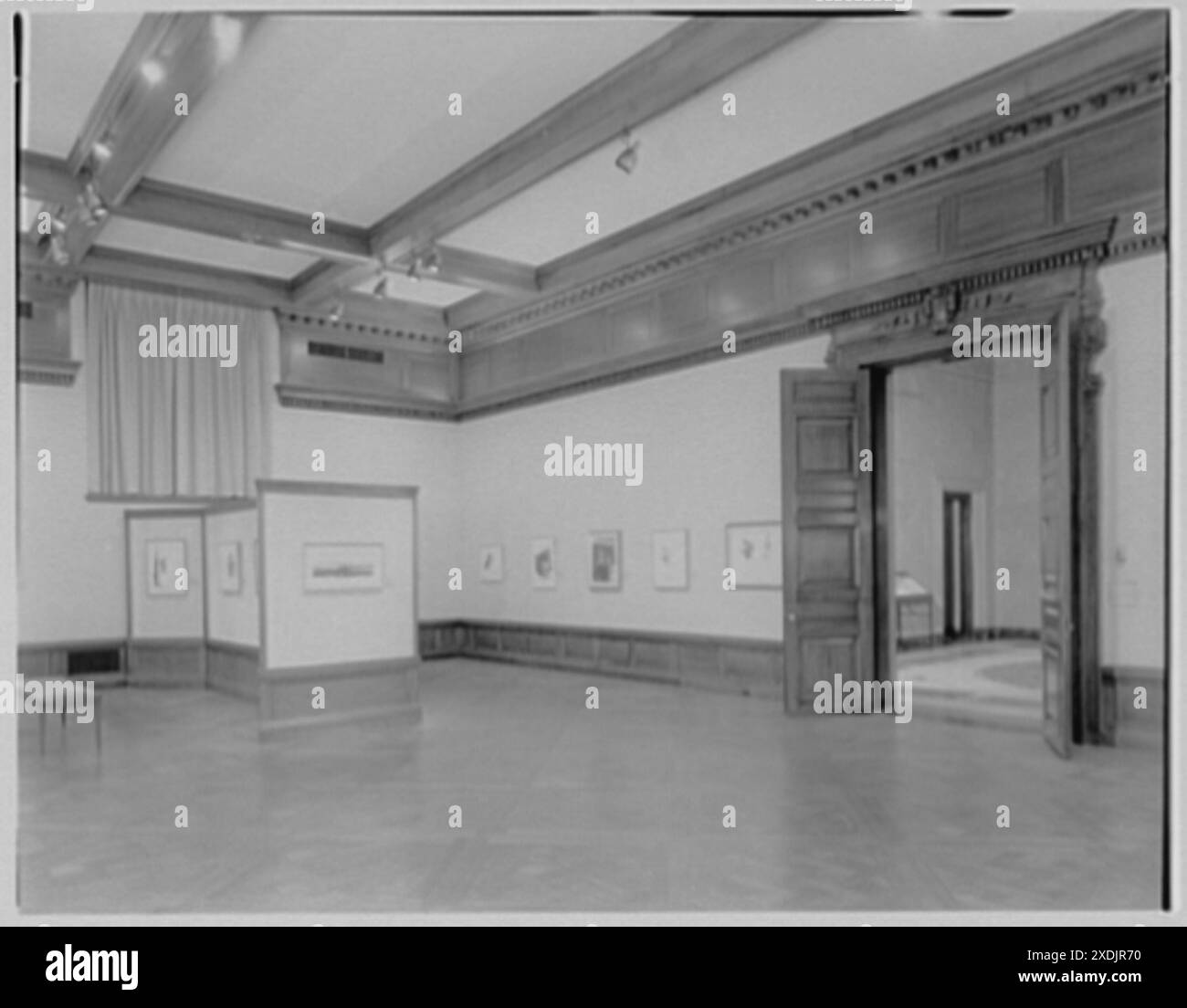 Morgan Library, E. 36th St., New York City. Exhibition room III ...