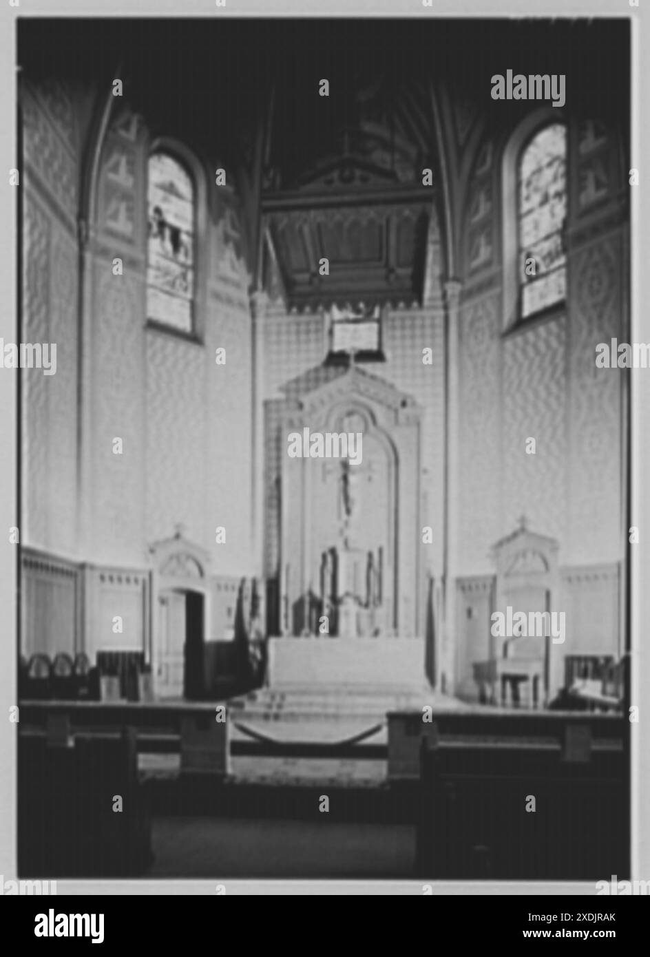 Church of St. Nicholas, 122 Ferry St., Jersey City, New Jersey. Altar ...